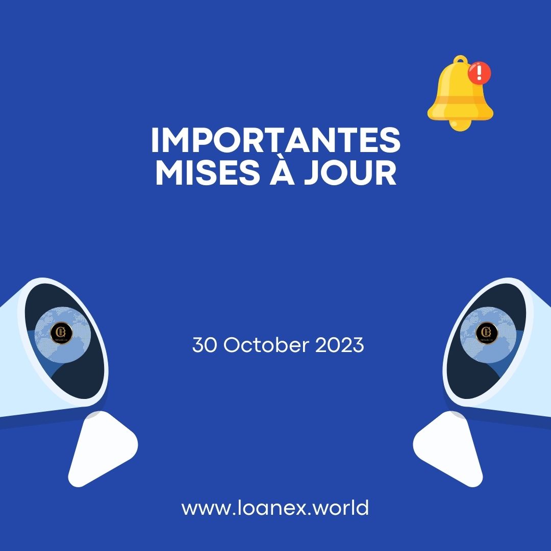 Mises à jour du 30 octobre 2023.